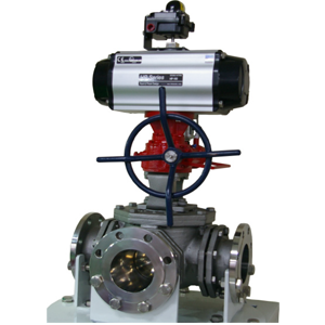 3-WAY T-TYPE BALL VALVE : KSV ENG