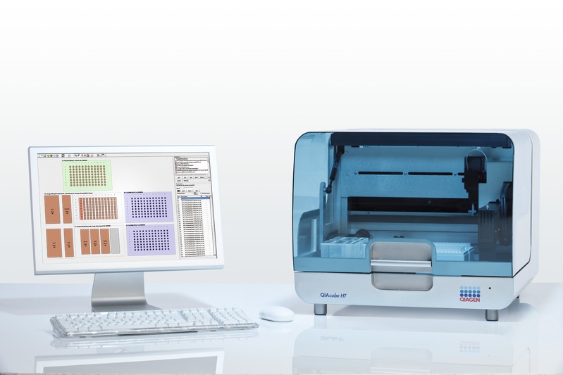 가장 작고 경제적인 96-well type의 핵산추출장비, QIAcube HT. : QIAGEN 제품 소개