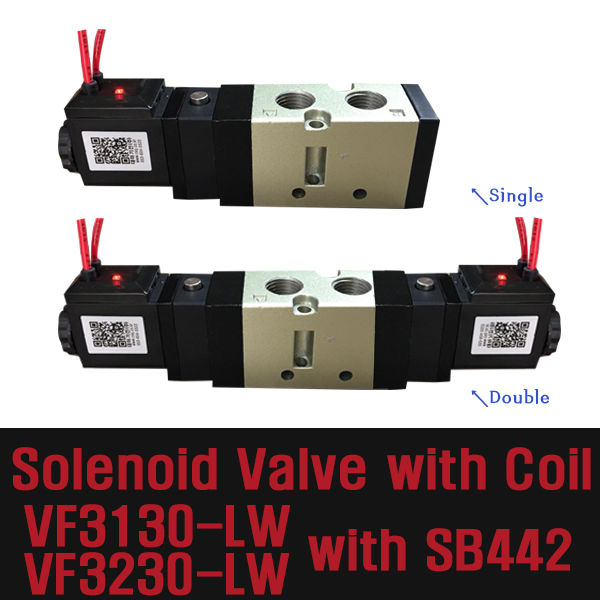 VF3130-08(8LW=SB442) VF3230-08-(8LW=SB442) (5/2way)(5/3way)Solenoid ...