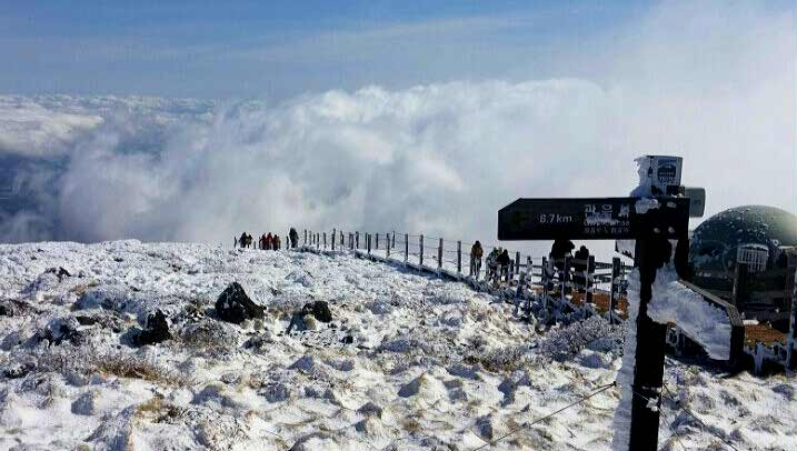 겨울의 끝자락 ‘눈 덮인 한라산 비경’ : M뉴스