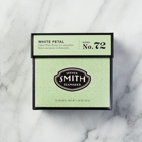 No.72 스미스티 화이트 페탈 백차 (15ea) : 스미스티