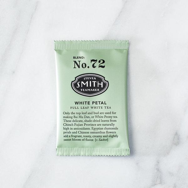 No.72 스미스티 화이트 페탈 백차 (15ea) : 스미스티