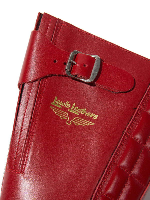 Road Racer Boots NO.177 Red : HIDE/AND/RIDE