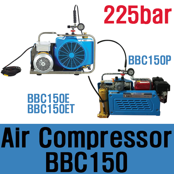 BBC150E(225bar) BBC150ET(225bar) BBC150P(225bar) High Pressure Air ...