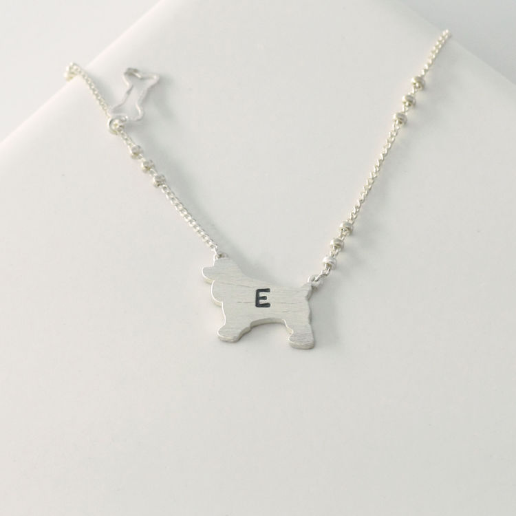 [Silhouette] Cocker spaniel bracelet : Jiens