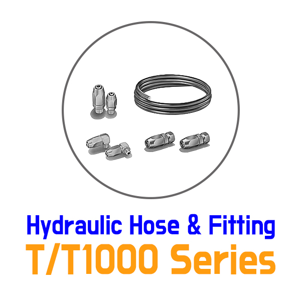 T1000 T1000-04 T1000-06 T1000-08 5Mpa Hydraulic Hose and Fitting PARKER ...