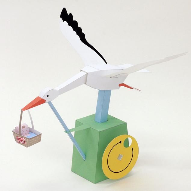 Moving Paper Craft — The Stone of Sisyphus, Automata, Printable PDF ...