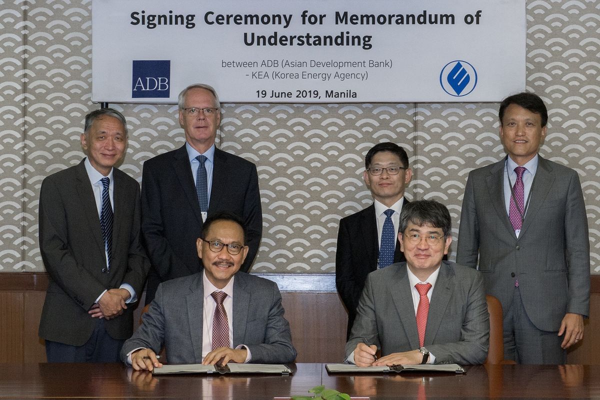 한국에너지공단, 아시아개발은행(ADB)과 기후변화대응 위한 MOU 체결 및 아시아 클린에너지 포럼 공동주관 : 기업
