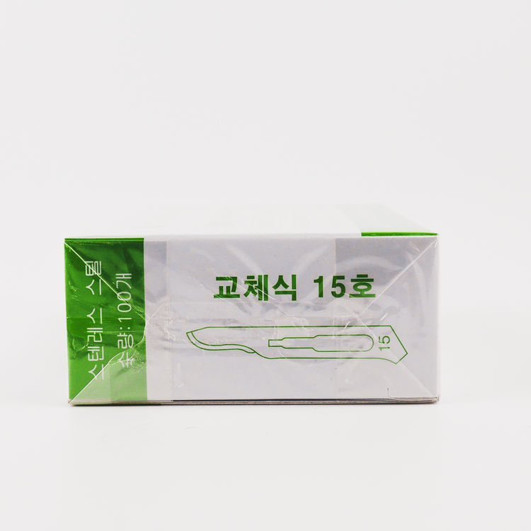 MESS BLADE #15 B-15 AILEE (통/100) : (주)백년가게국제의료기