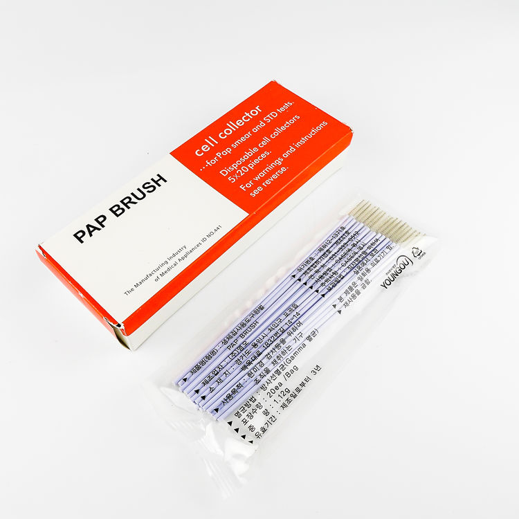 PAP BRUSH 일자(통/100) : (주)백년가게국제의료기