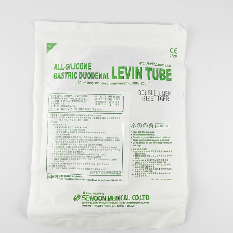 (세운)SILICONE LEVIN TUBE 16Fr(SW) : (주)백년가게국제의료기