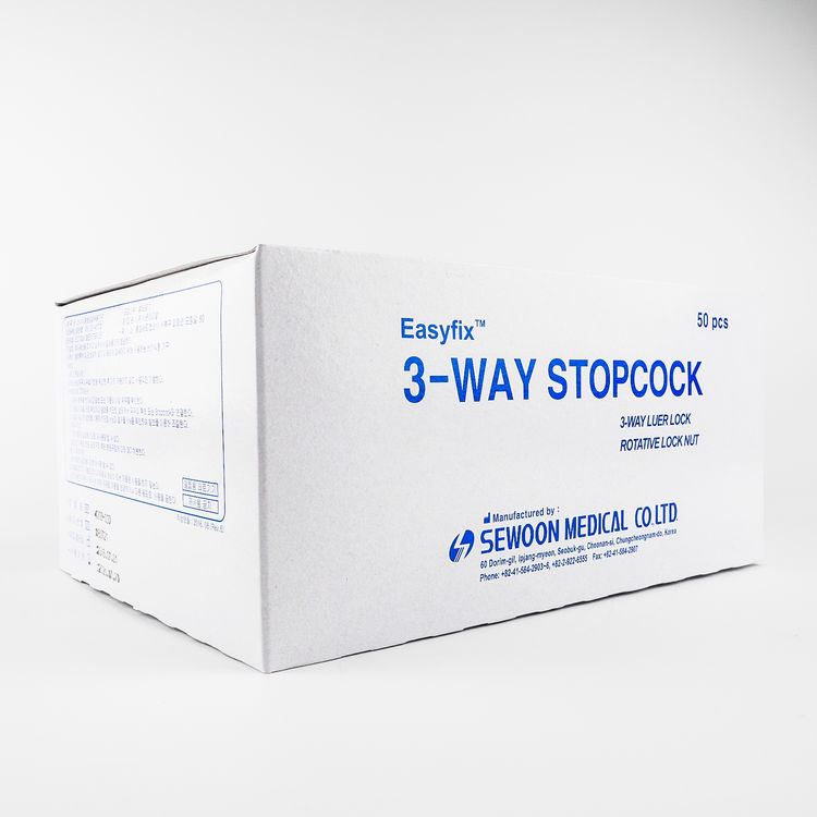 (세운)3-WAY STOP COOK(통/50) : (주)백년가게국제의료기