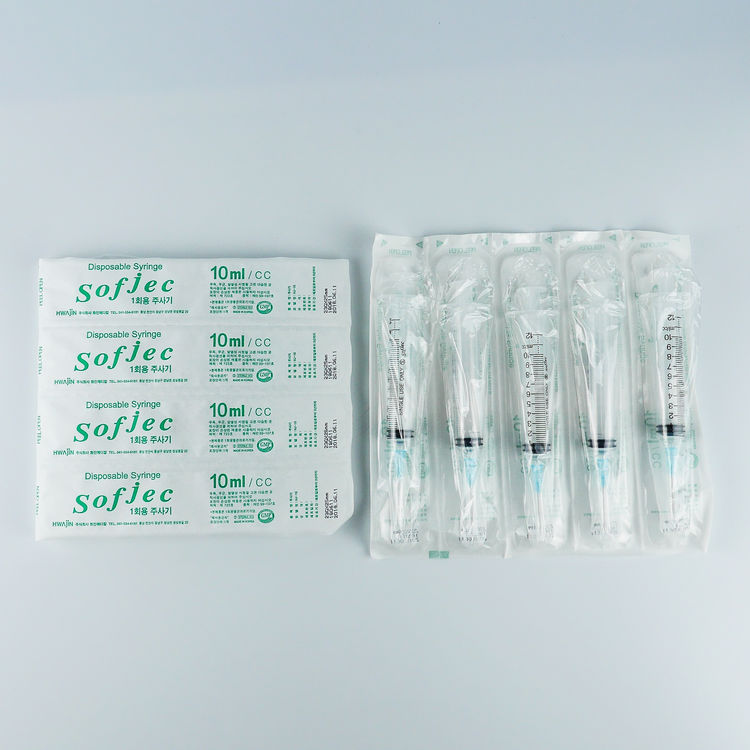 (화진)일회용 주사기 10cc 23G(통/100) : (주)백년가게국제의료기