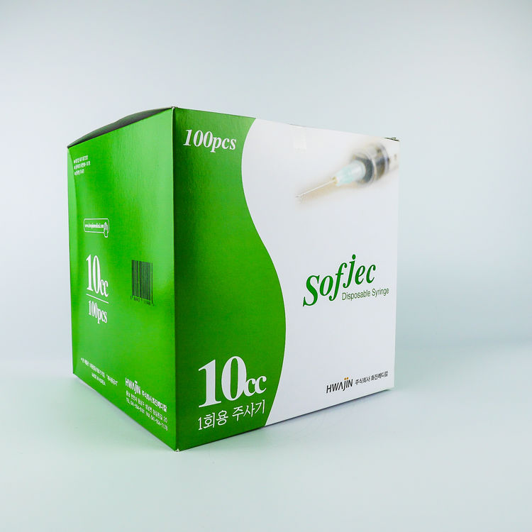 (화진)일회용 주사기 10cc 23G(통/100) : (주)백년가게국제의료기