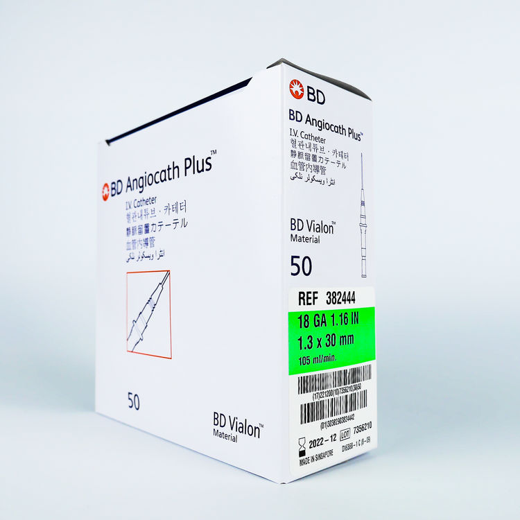 (BD)Angio cath plus 18G * 1.16" (통/50) : (주)백년가게국제의료기