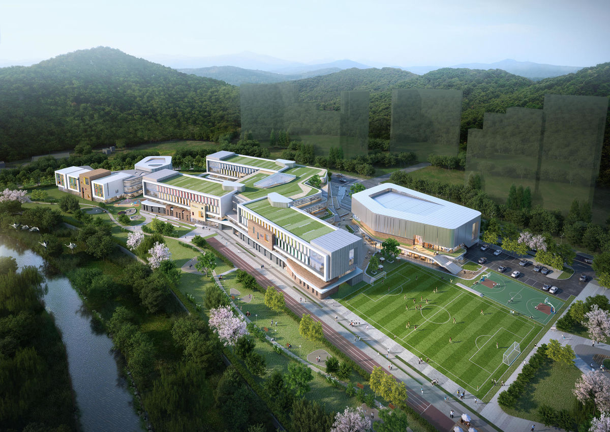 New Integrated Elementary and Middle Schools and Kindergarten in Daegu ...