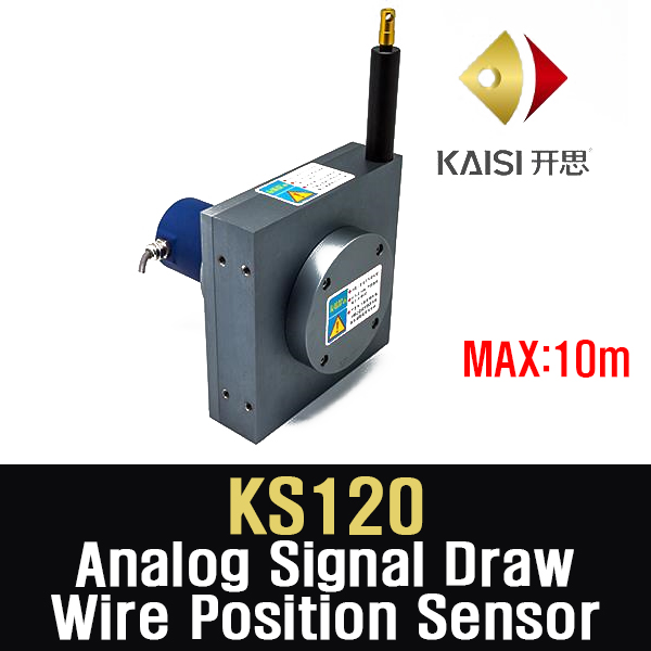KS120A (Analog Signal)Draw Wire Position Sensor Draw Wire Displacement ...