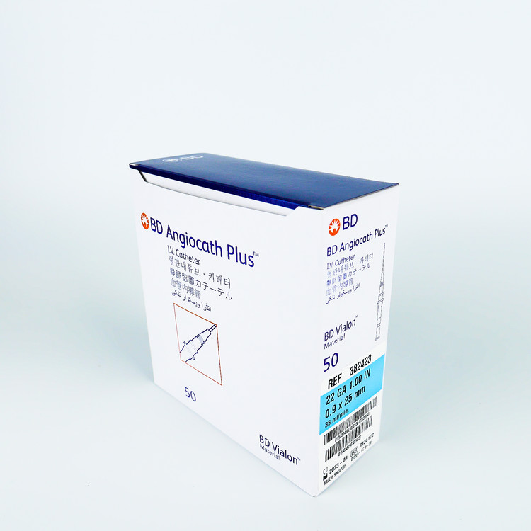 (BD)Angio cath plus 22G * 1" (통/50) : (주)백년가게국제의료기