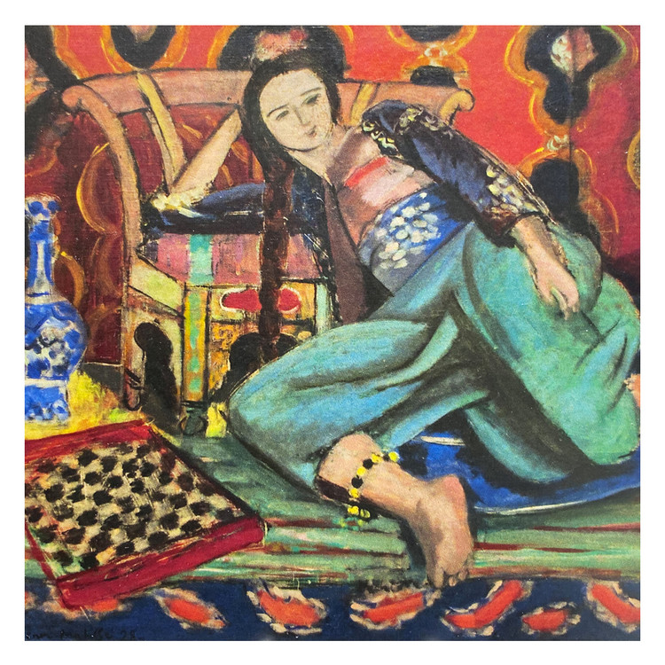 Odalisque on a Turkish Chair - Henri Matisse(앙리 마티스) : 비롯