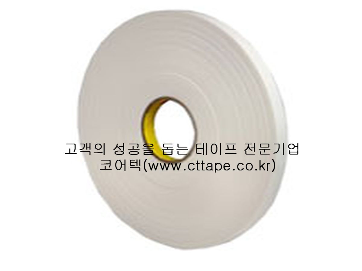 3M 4108 단면 우레탄 폼테이프 사진정보 : (주)코어텍