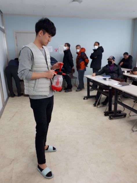 신종 코로나 확산 방지 위한 일반경비 신임교육 대책 및 조치 현황 (2/17~19, 7차) : 대구경비원신임교육 공지사항