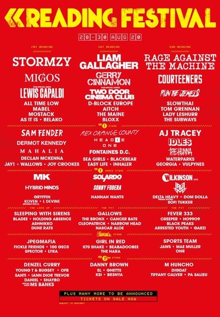 Reading Festival : 해외 페스티벌 정보