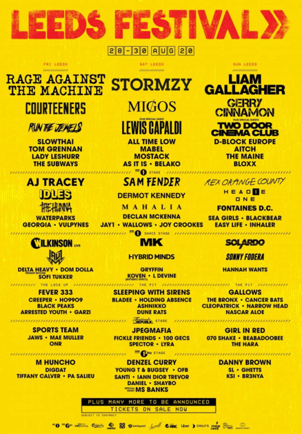 Leeds Festival : 해외 페스티벌 정보