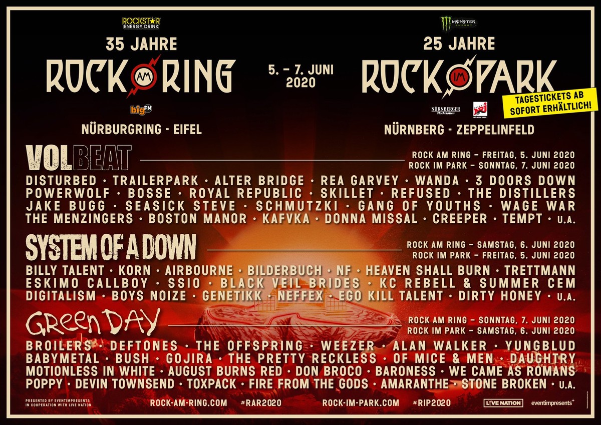 Rock Am Ring / Rock Im Park : 해외 페스티벌 정보