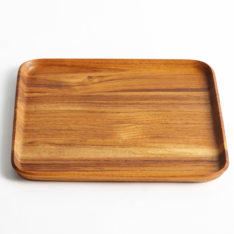 Chaba Tree Blanche ถาดเหลี่ยม M (ไม้สัก) : นิโกะ นิโกะ มาร์เก็ต/ตัวแทน ...