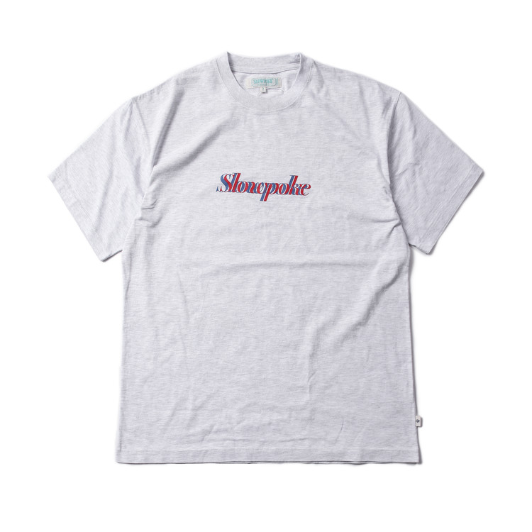 Chain Logo Loose Fit Crewneck -W.Melange- : SLOWPOKE® 슬로우포크