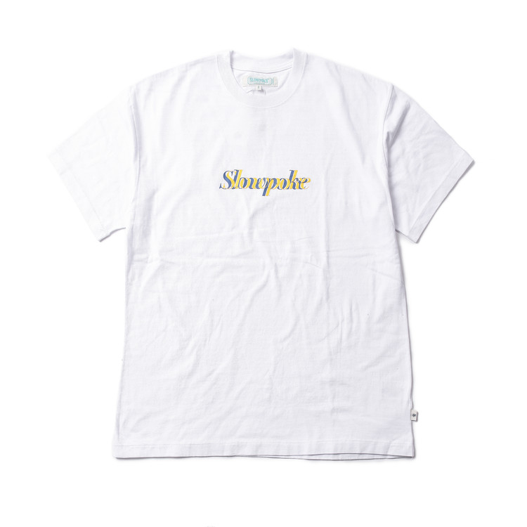 Chain Logo Loose Fit Crewneck -White- : SLOWPOKE® 슬로우포크