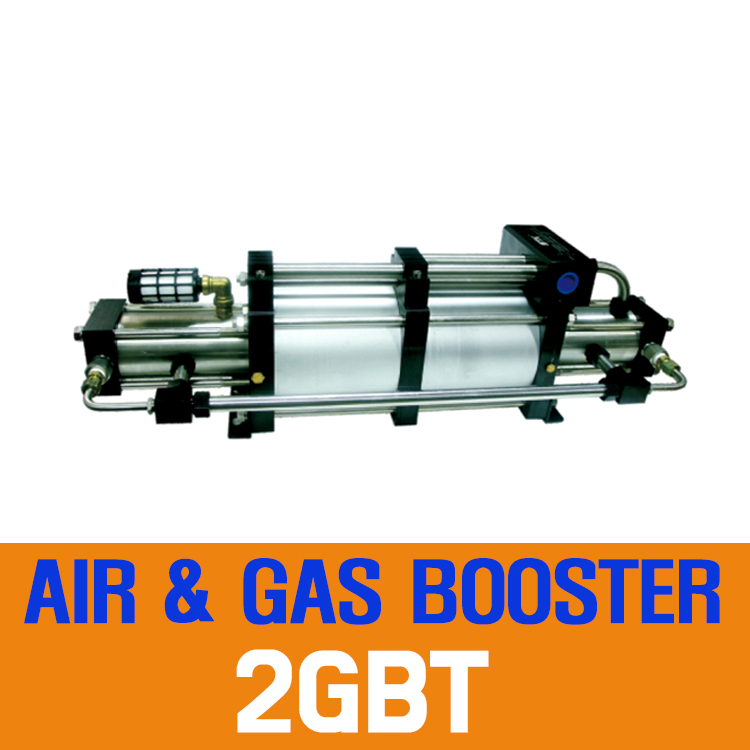 2GBT (two cylinder double acting, air drive Air Booster) air drive Gas ...