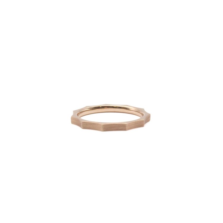 Matte Dodecagon. Ring : 노이유니 NOIUNI - 14K / 18K Gold Jewelry