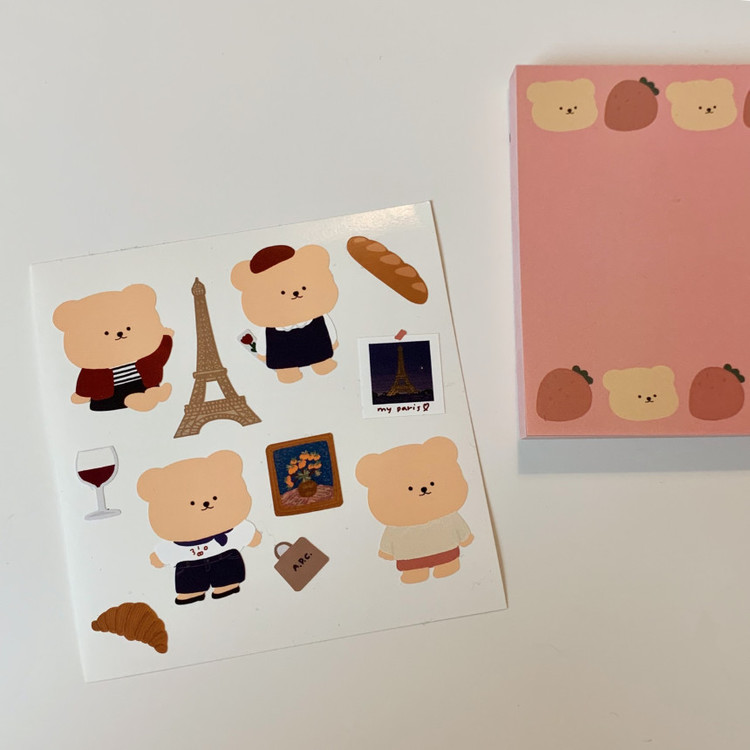 Bamtoree store | Paris Seal Sticker (2ea) : Lovticker