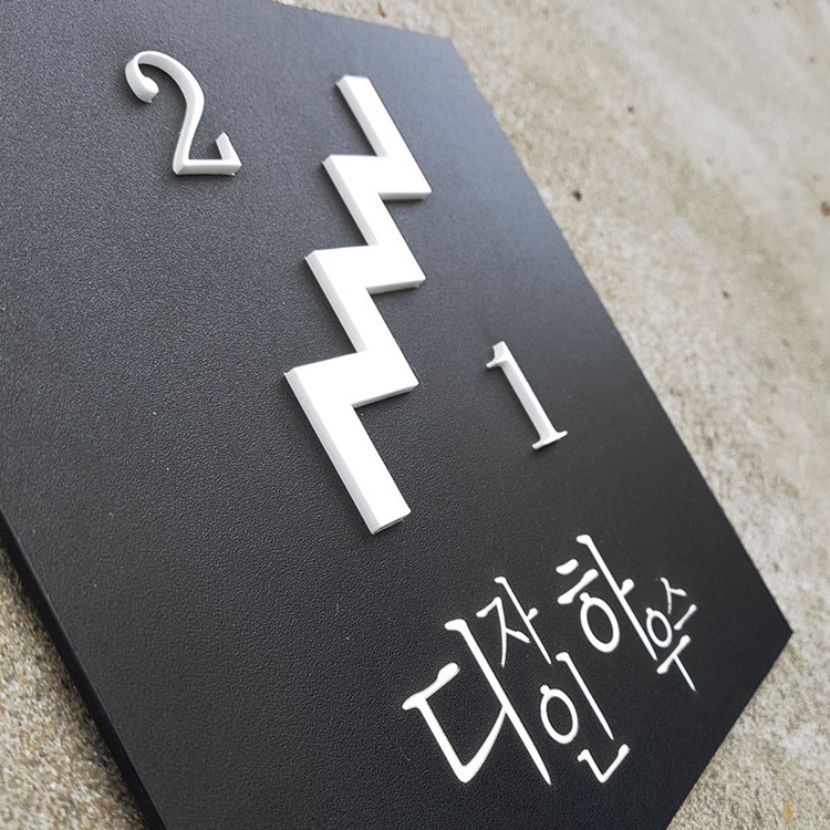 층안내판 Size20x20cm 스카시 호실표찰 문번호판 표지판 아크릴문패 039