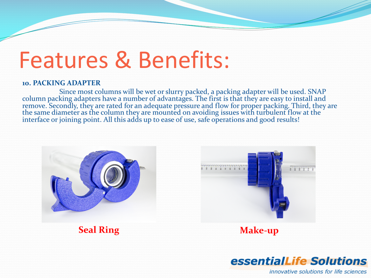 SNAP Columns Patended Technology, Features & Benefits... : 이앤씨바이오