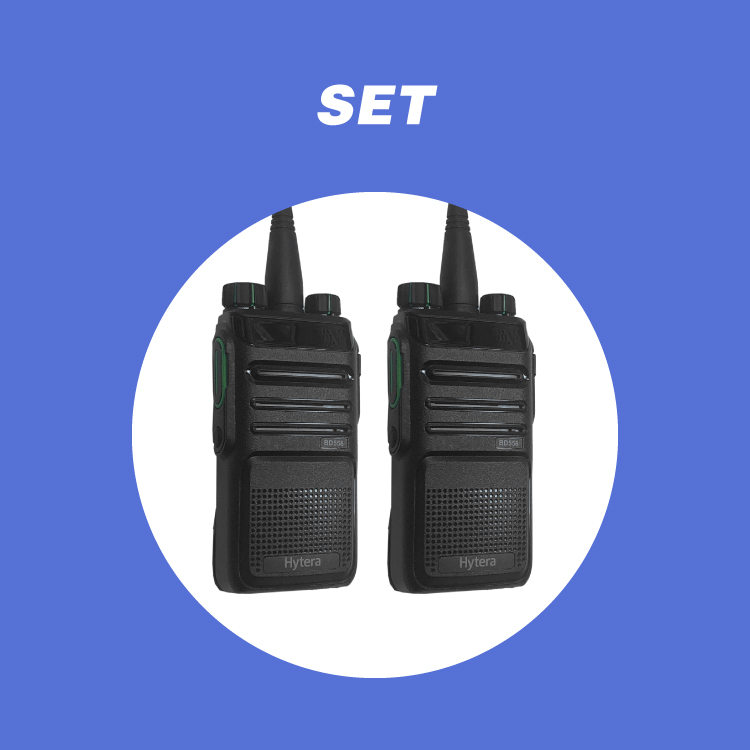 하이테라 디지털무전기 BD558 (2개 세트 상품) : 한빛네트웍스