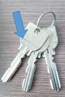 Japan key blank / key material