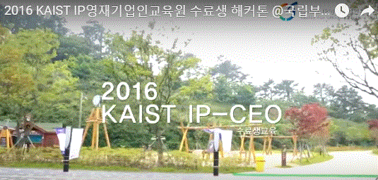 2016년 대학생 해커톤 교육 : KAIST IP영재기업인교육원