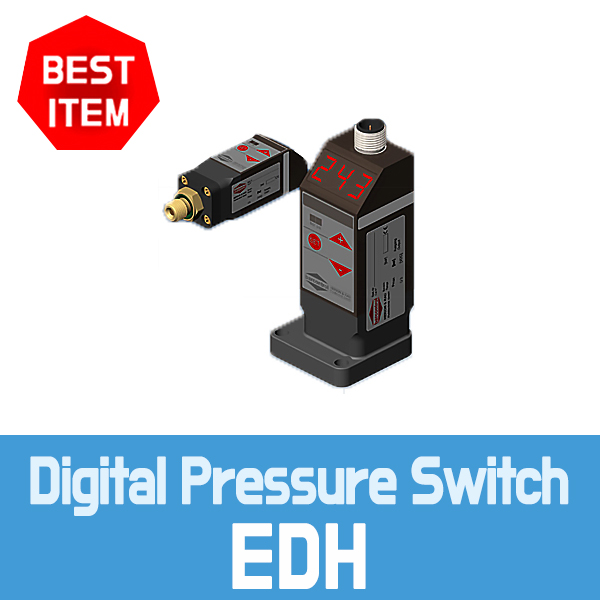 EDH EDH-2-100 EDH-2-250 EDH-2-400-C Bar Control Digital Pressure Switch ...