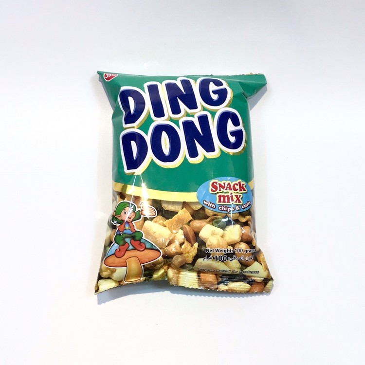 DINGDONG mixed nuts SNACK mix with chips & curls : bataviamart