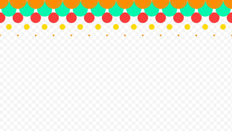 동그라미 패턴 장면전환 트랜지션 (MOV, 투명배경) : 올리브크레아(OliveCrea)