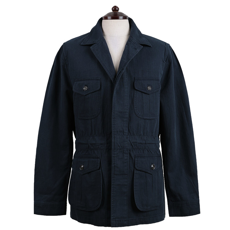 20s HBT Cotton Fatigue Jacket (Navy) : 솔티 공식 온라인스토어