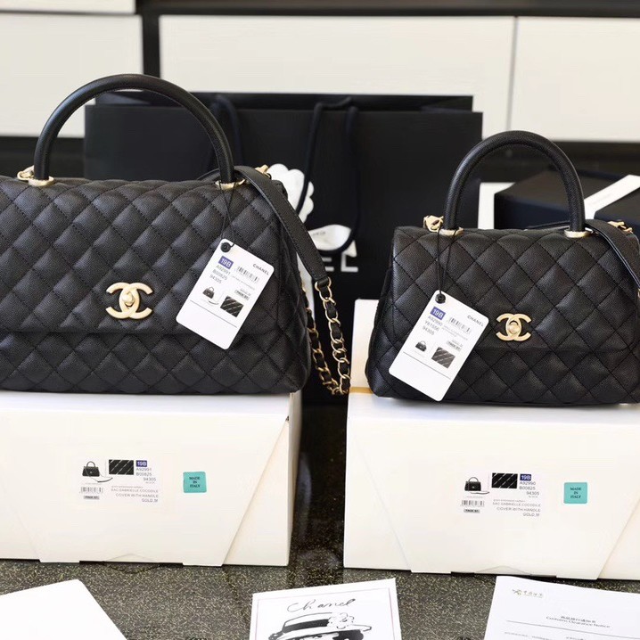 샤넬 코코핸들 24cm /29cm (정품가죽,24k도금) : 모네4