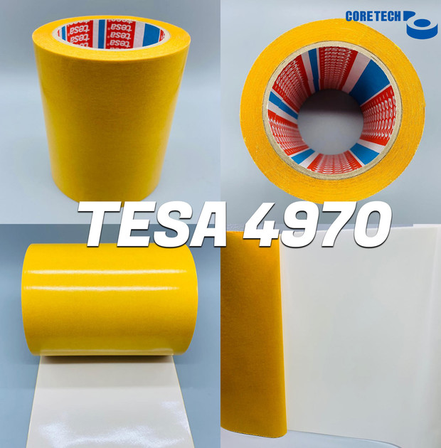 TESA #4970 (0.24mm PVC 백색양면테이프) : (주)코어텍