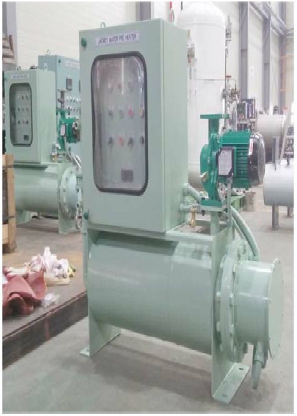 M/E JACKET WATER PRE-HEATER : SY TECH KOREA