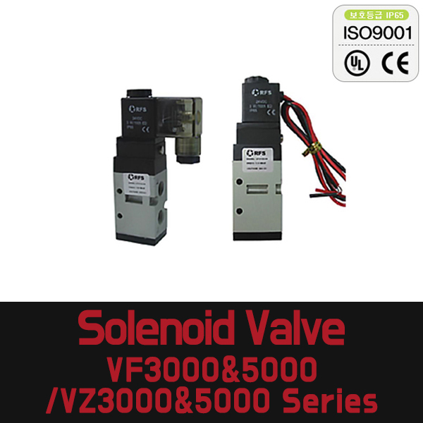 VF5320 VF5420 VF5520 VZ5 (5/3way,Center close Solenoid Valve) (5/3way ...