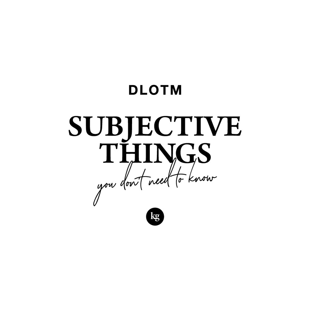 Subjective Things - Artwork