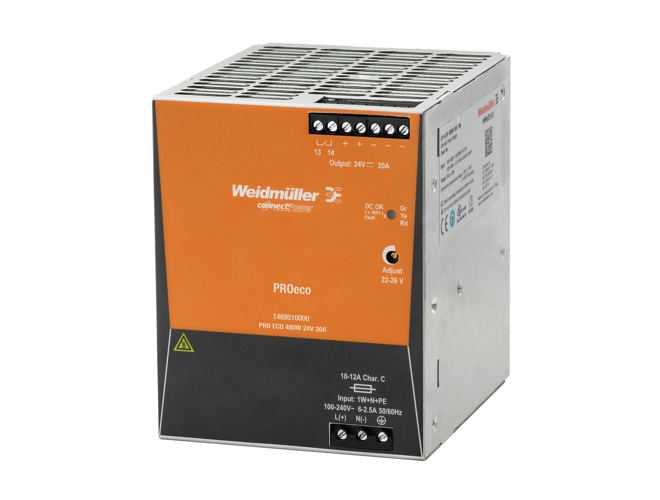 Weidmuller, PRO ECO 480W, SMPS, DC파워서플라이, 파워서플라이 : 투에스케이