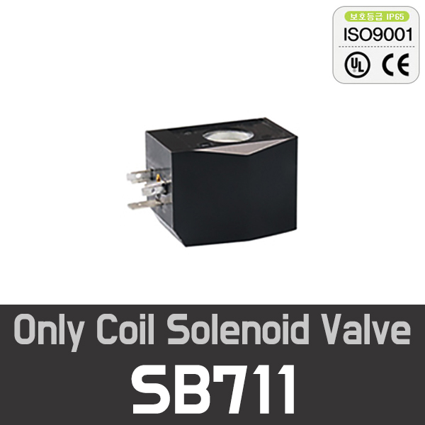SB711(with Flying Leads) Only coil Solenoid Valve 솔레노이드 밸브 코일 (For SMC ...